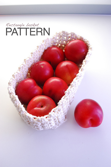 Ravelry: Rectangle rope basket pattern by The New Crochet