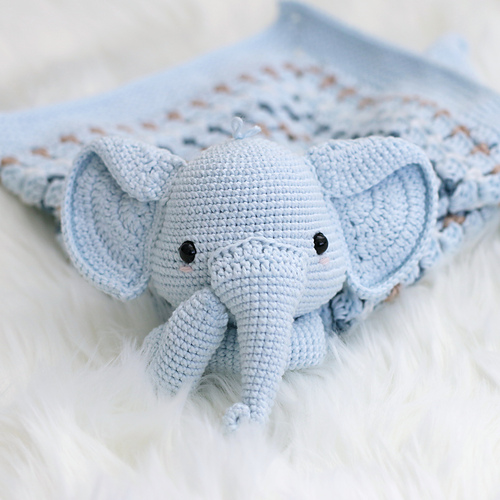 Ravelry: Edward Elephant Lovey pattern by Alanna O'Dea
