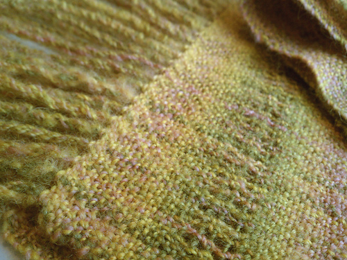 Ravelry: ThereseS's handspun Easter scarf