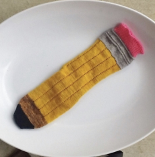 Ravelry: No. 2 Pencil Socks pattern by The Yarn Enabler