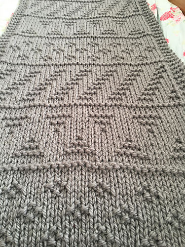 Ravelry: Striped Bed Runner pattern by Knit Sew Make