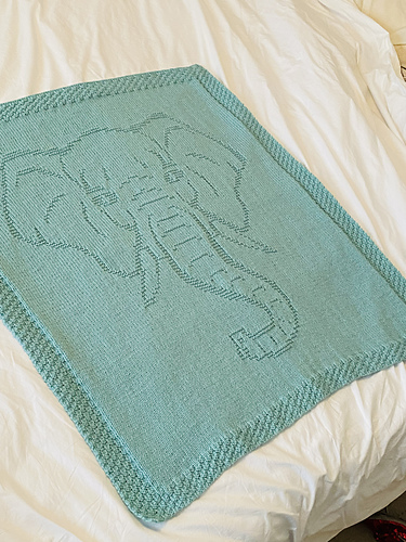 Ravelry: Elephant Spirit Blanket pattern by Knit Sew Make