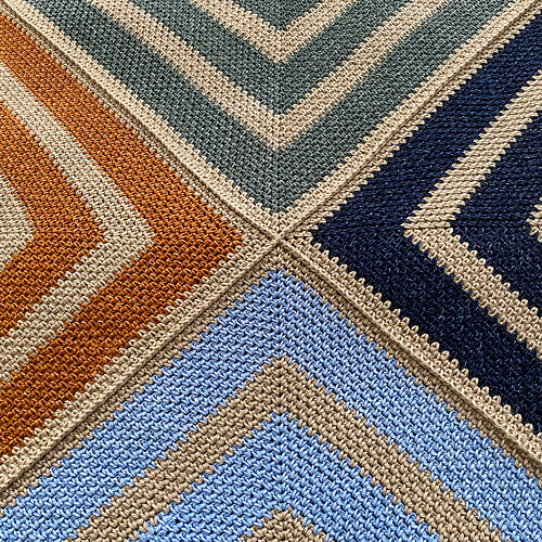 Ravelry: Four Triangles Blanket pattern by Dayna Perry