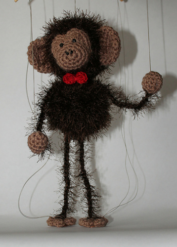 Ravelry: Monkey Puppet Marionette pattern by Thomasina Cummings Designs