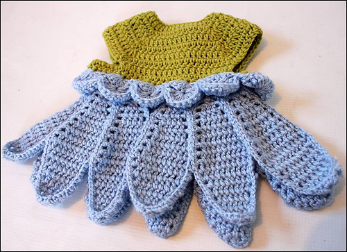 Ravelry: Flower Dress with Petals pattern by Thomasina Cummings Designs