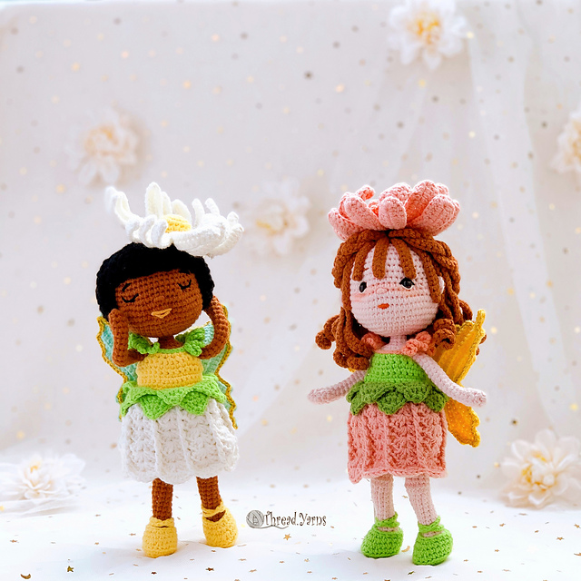Ravelry: Daisy Flower Fairies pattern by Uyen Nguyen