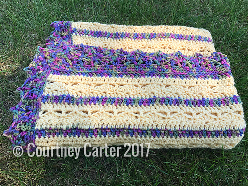 Ravelry: Simply Stunning Baby Blanket pattern by Courtney Carter