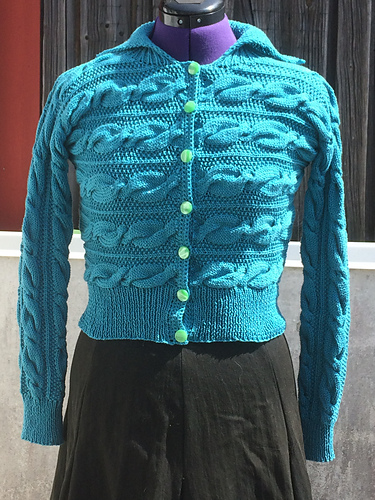 Ravelry: #28 Horizontal Cables pattern by Vogue Knitting