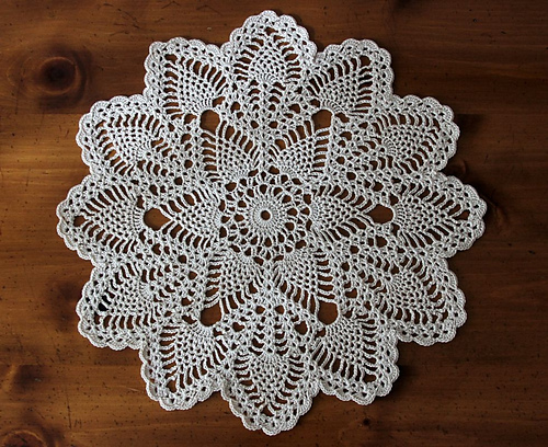 Ravelry: Pineapple Doily No 83 pattern by Cynthia Mills of Boston