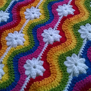 Ravelry: TinasAllsorts' Daisy Chain Blanket