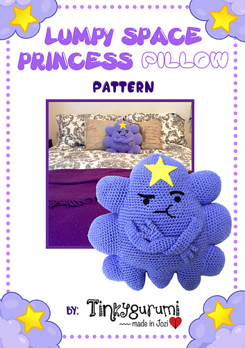 Ravelry: Adventure Time: Lumpy Space Princess Pillow pattern by Tinkygurumi
