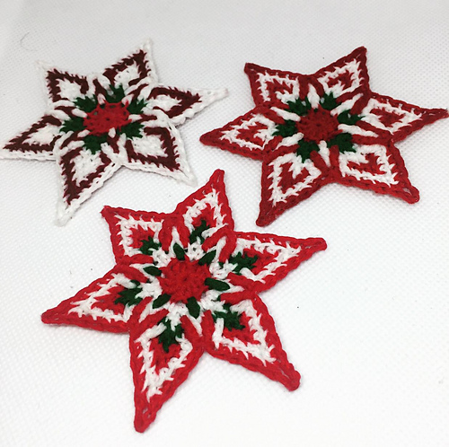 Ravelry: Mosaic Stars pattern by Tinna Thórudóttir