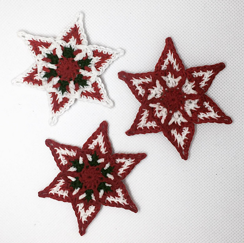 Ravelry: Mosaic Stars pattern by Tinna Thórudóttir