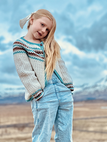Ravelry: Icelandic Crochet Cardigan pattern by Tinna Thórudóttir