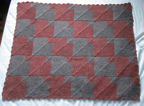 Ravelry: Blanket, domino knitting pattern by Vivian Høxbro