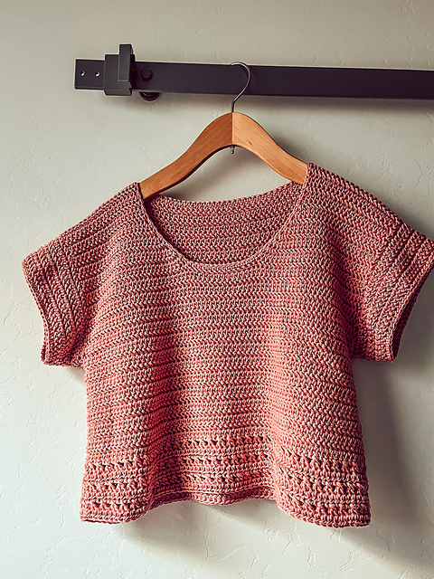 Ravelry: No Sew Comfort Tee pattern by Ashley Rivas