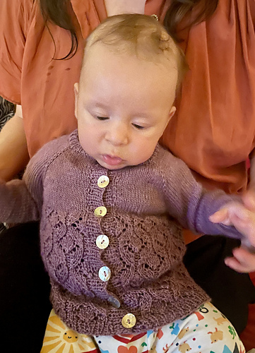 Ravelry: Bouquet de fleurs cardigan pattern by Anne B Hanssen