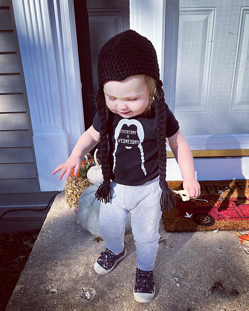 Ravelry: Wednesday Addams Hat pattern by To Craft A Home