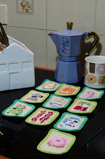 Ravelry: breakfast themed wall hanging pattern by Tobbys Handcraft