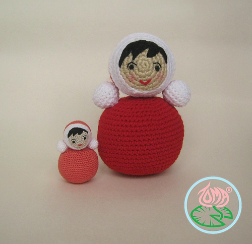 Ravelry: Amigurumi Nevalyashka Masha, Russian Tilting Doll pattern by ...