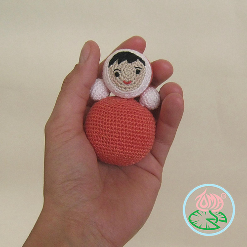 Ravelry: Amigurumi Nevalyashka Masha, Russian Tilting Doll pattern by ...