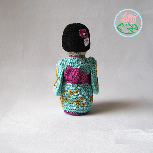 Ravelry: Amigurumi Geisha, Kokeshi - Japanese Doll pattern by Tamara ...