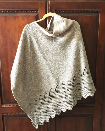Ravelry: Lattice Lace Poncho pattern by Ronnie Eldridge