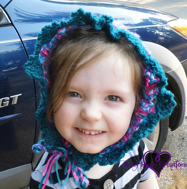 Ravelry: Lacy Cluster Bonnet pattern by Too Yarn Cute