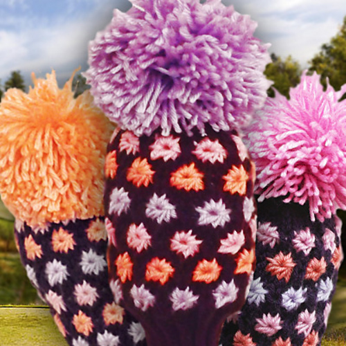 Ravelry: Golf Club Cover - Flowers of Color pattern by Sherrie Kibler
