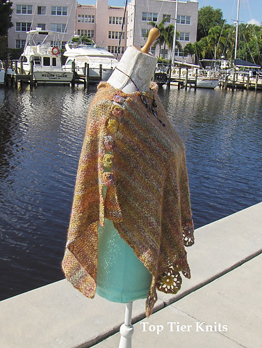 Ravelry: On My Way Wrap pattern by Top Tier Knits