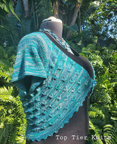 Ravelry: Garland Shrug pattern by Top Tier Knits