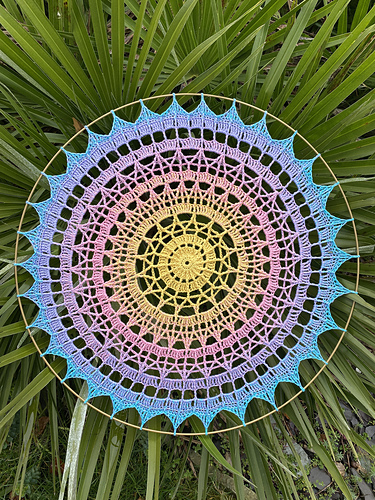Ravelry: Solstice Rays Mandala pattern by Emma L. Kerridge-Conium