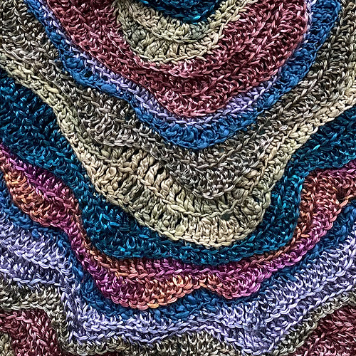 Ravelry: Turkey Tail Mushroom Shawl pattern by Emma L. Kerridge-Conium