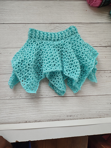 Ravelry: Two Layers Handkerchief Skirt pattern by Sulaimon Toyyibah