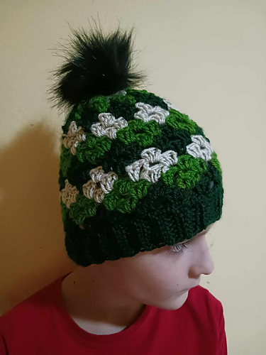 Ravelry: Granny Diamond Beanie pattern by Sulaimon Toyyibah