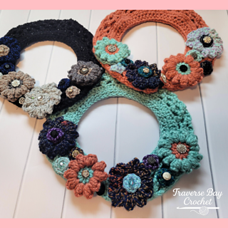Ravelry: Embellished Flower Necklace pattern by Laura Brian