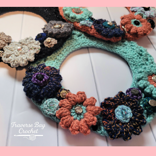 Ravelry: Embellished Flower Necklace pattern by Laura Brian