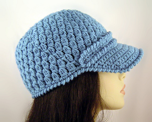 Ravelry: Pattern Baseball Cap with Flower pattern by Barbara Travis
