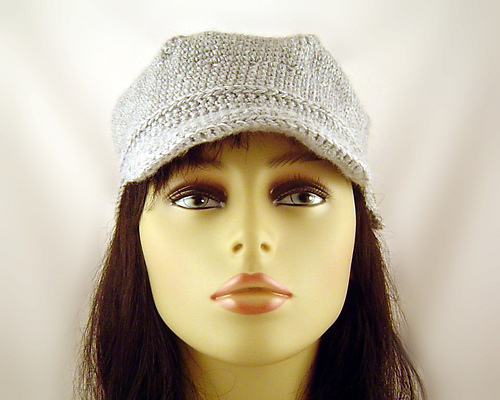 Ravelry: Pinwheel Newsboy Cap H1009 pattern by Barbara Travis
