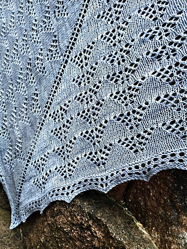 Ravelry: Ocean in the Moonlight Shawl pattern by Christine Long Derks