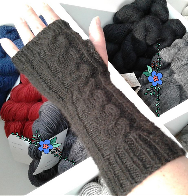 Ravelry: Chauffe-mains Torsades pattern by Tricot Nathy