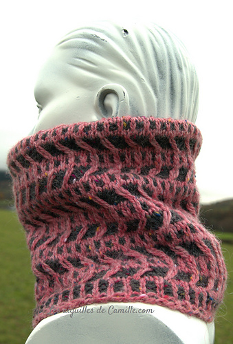 Ravelry: Cowl Ladder pattern by Camille Coizy Delahaie