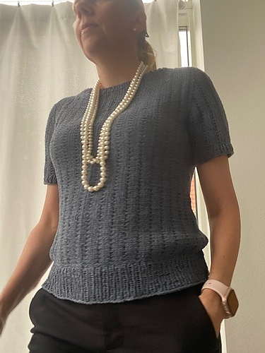 Ravelry: ButterflyKnitTee pattern by Trine knitwear