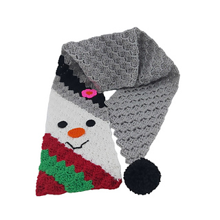 Ravelry: Snowman Scarf pattern by Sheila Browning