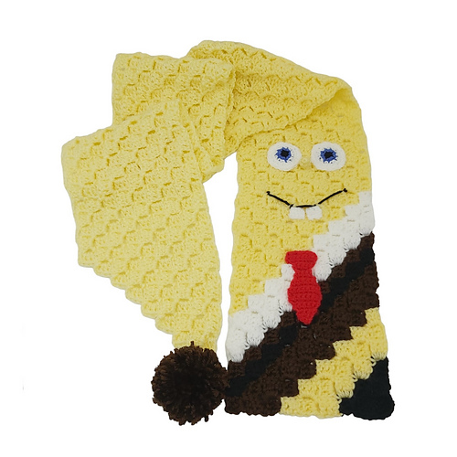 Ravelry: Spongebob Scarf pattern by Sheila Browning