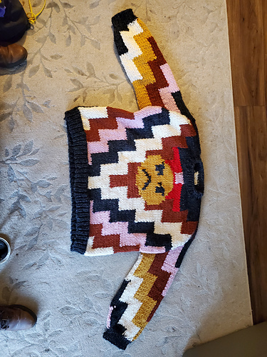 I made the angry sweater that appears in Eurovision! (swipe to see the ...