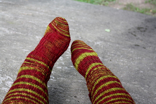 Ravelry: Tui's Fancy rabarber socks