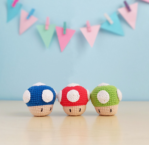 Ravelry: Super Mario mushroom pattern by Ines Abad