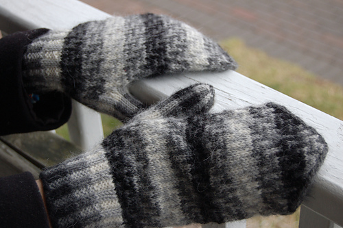Ravelry: Skein of Geese Mittens and Cowl pattern by Mary O'Shea