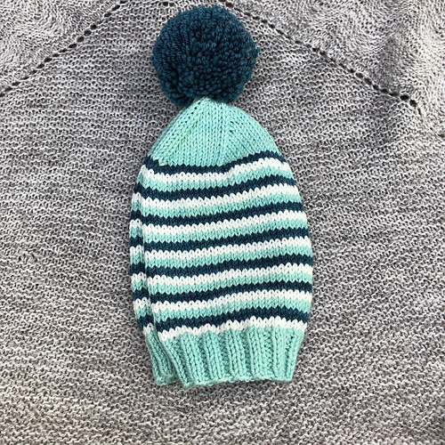 Ravelry: Sporty Stripey Caps For Kids pattern by Mary O'Shea